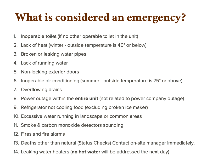 Murray Depot Resident Requests